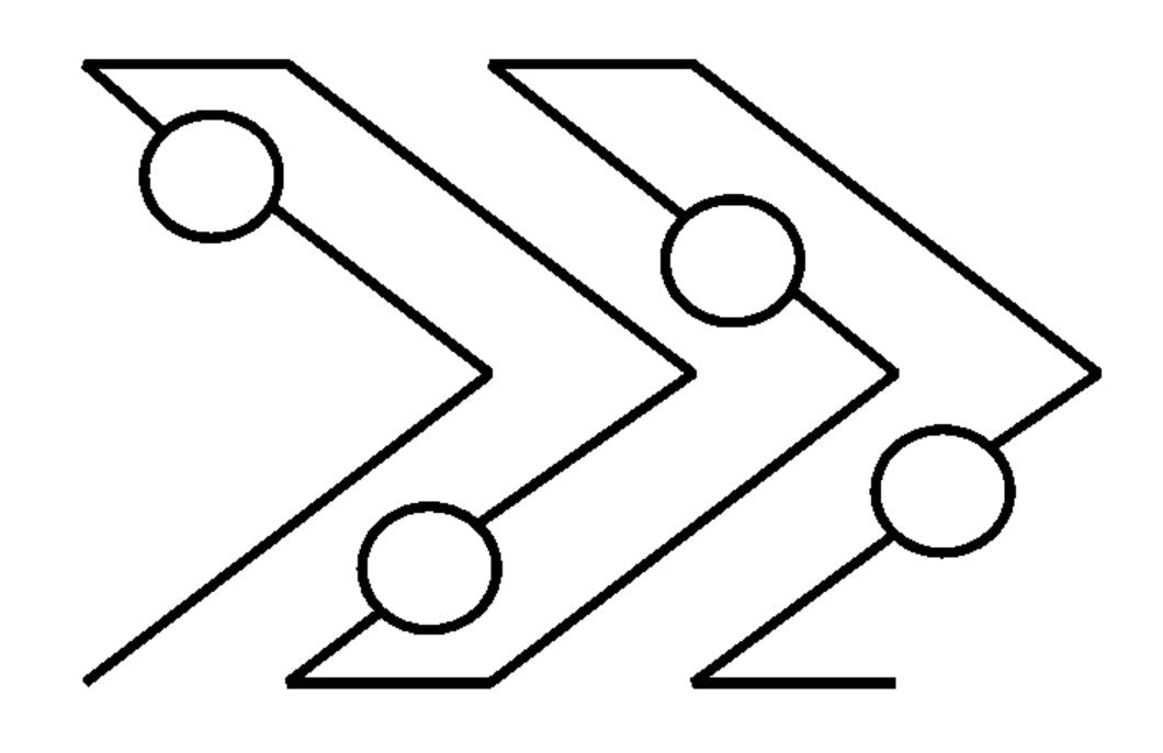 Beaded Chevron Digital E2E - Linda's Electric Quilters