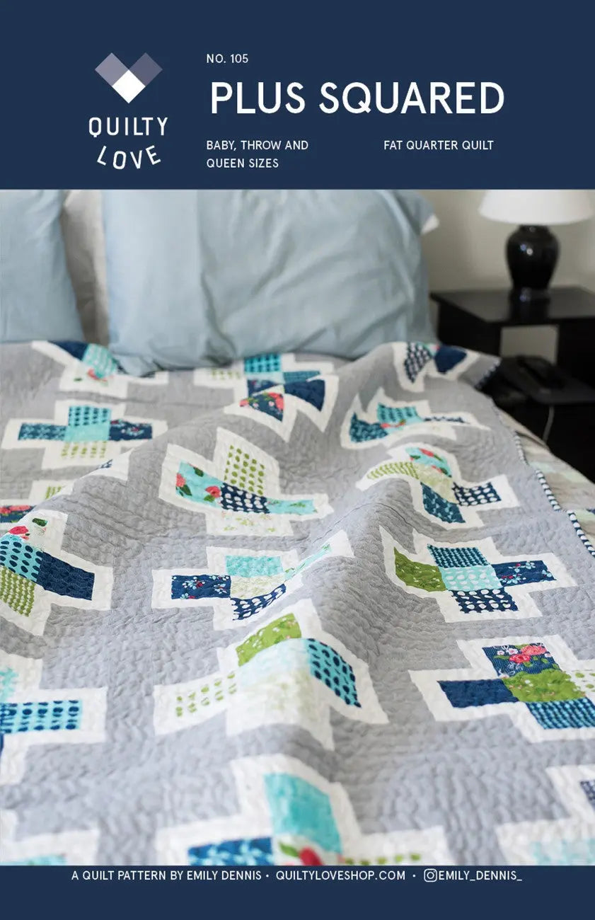 Plus Squared Quilt Pattern - Linda's Electric Quilters