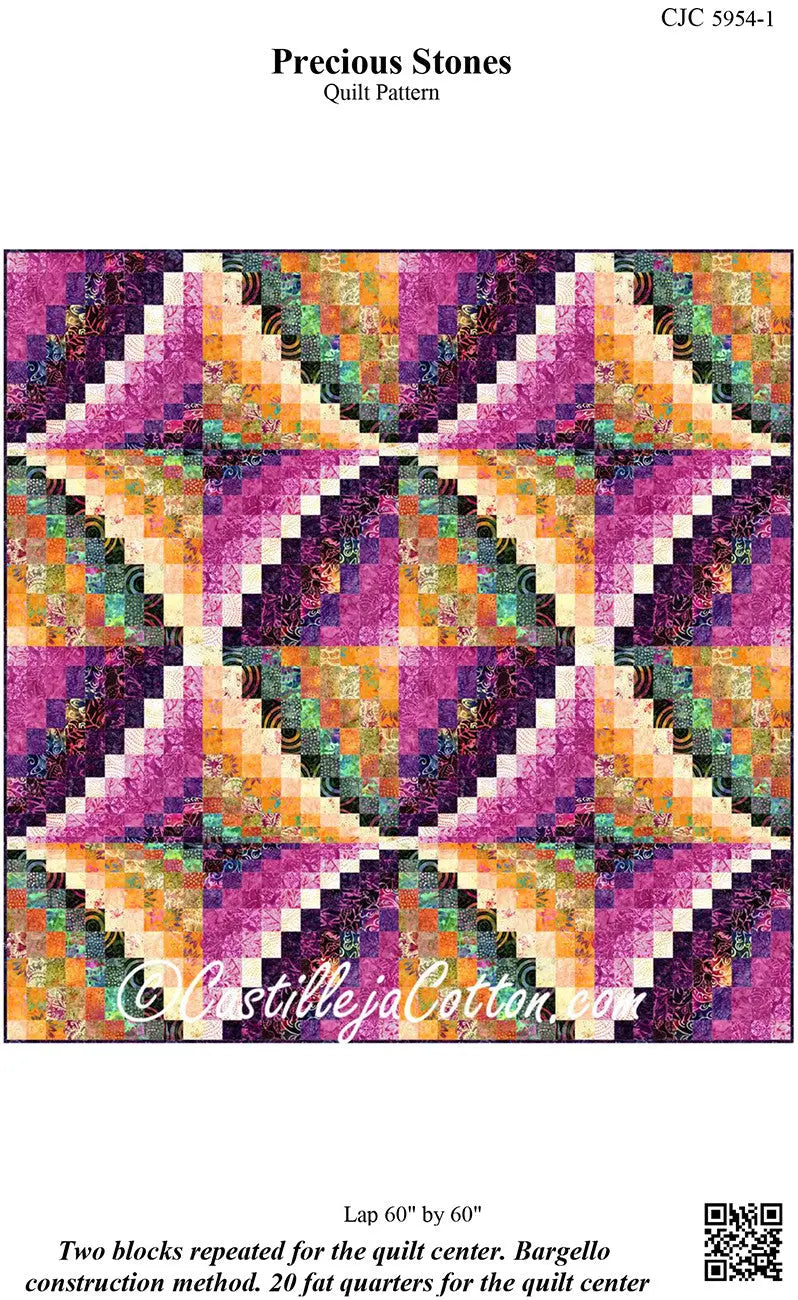 Precious Stones Quilt Pattern - Linda's Electric Quilters