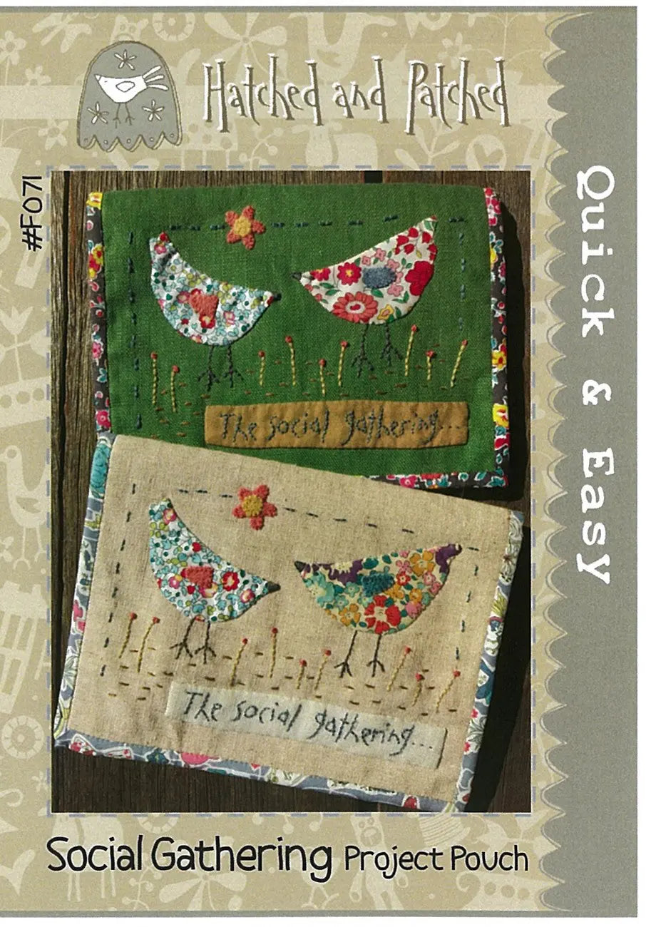 Social Gathering Project Pouch - Linda's Electric Quilters