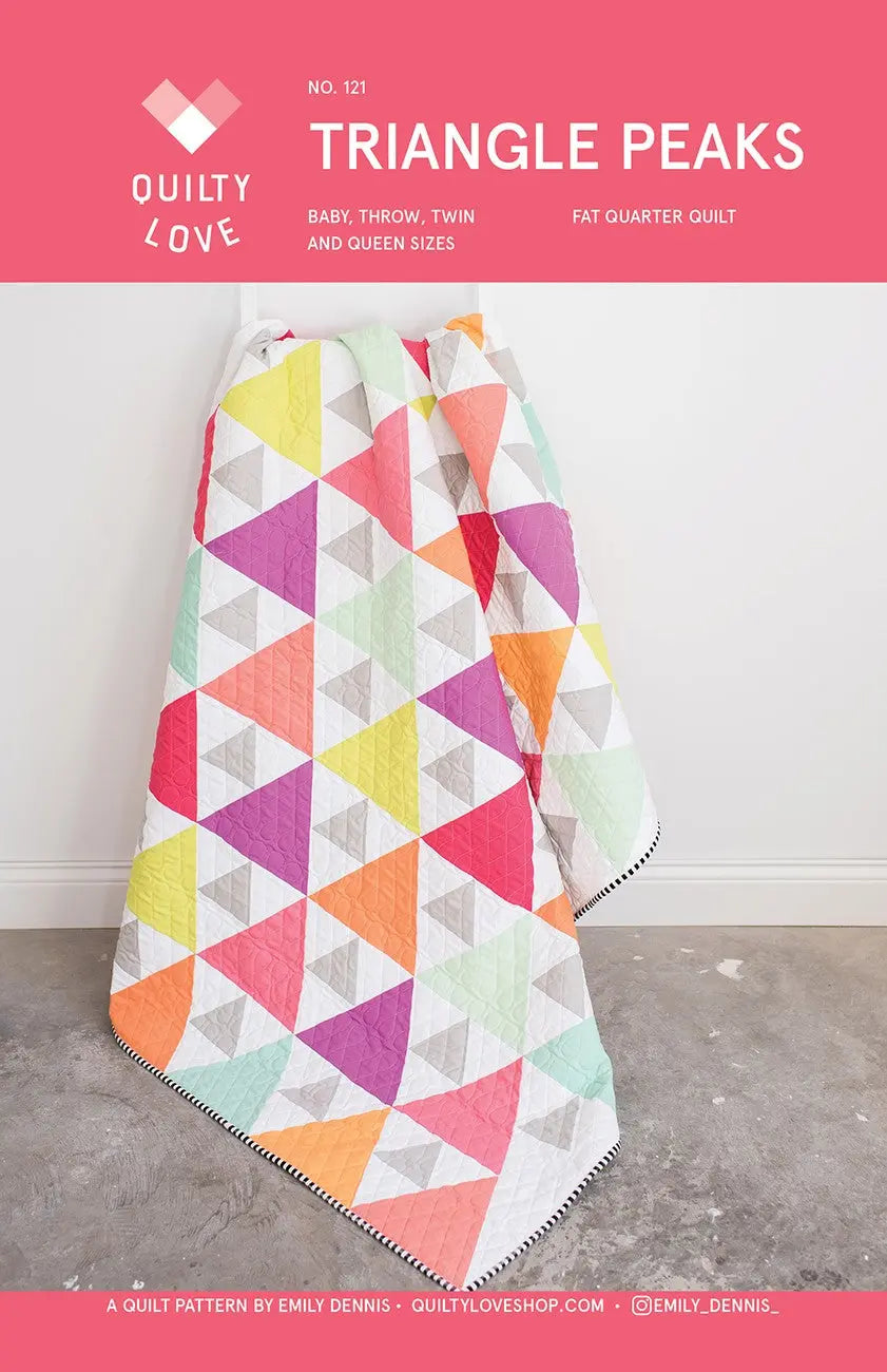 Triangle Peaks Quilt Pattern - Linda's Electric Quilters