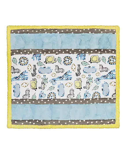 Wee One Cuddle Kit - Lion Around Blue - Linda's Electric Quilters