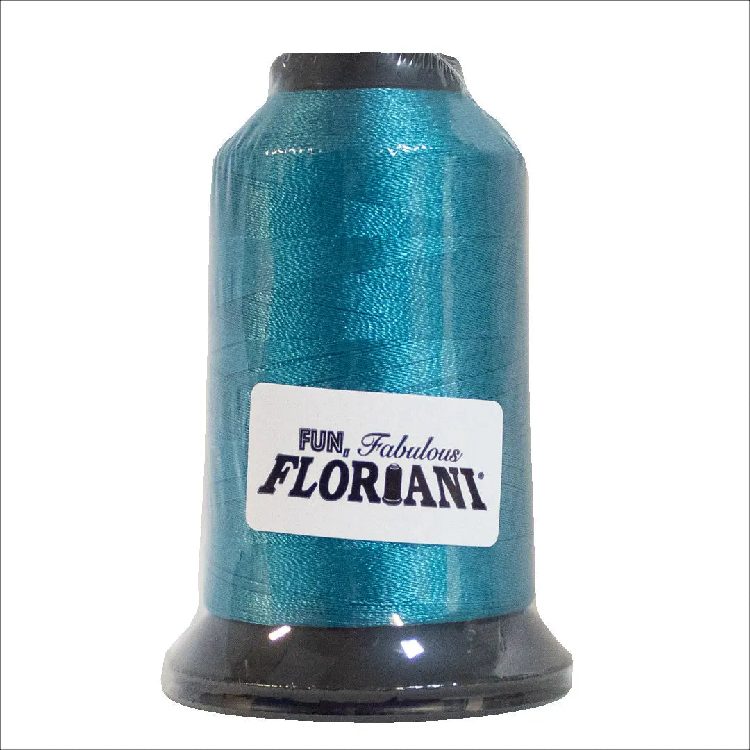 393 ITALIAN BLUE - Floriani Thread 40 weight 1000M - Linda's Electric