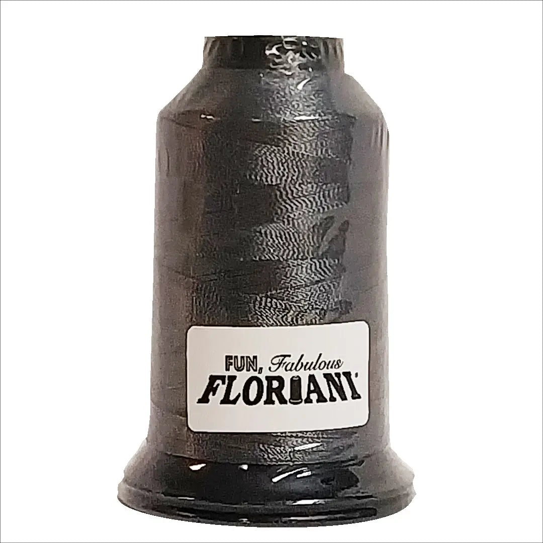 436 GRAPHITE - Floriani Thread 40 weight 1000M - Linda's Electric