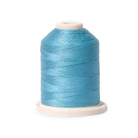 Soft Cyan Signature Cotton Thread Mini Spool - 40WT - Linda's