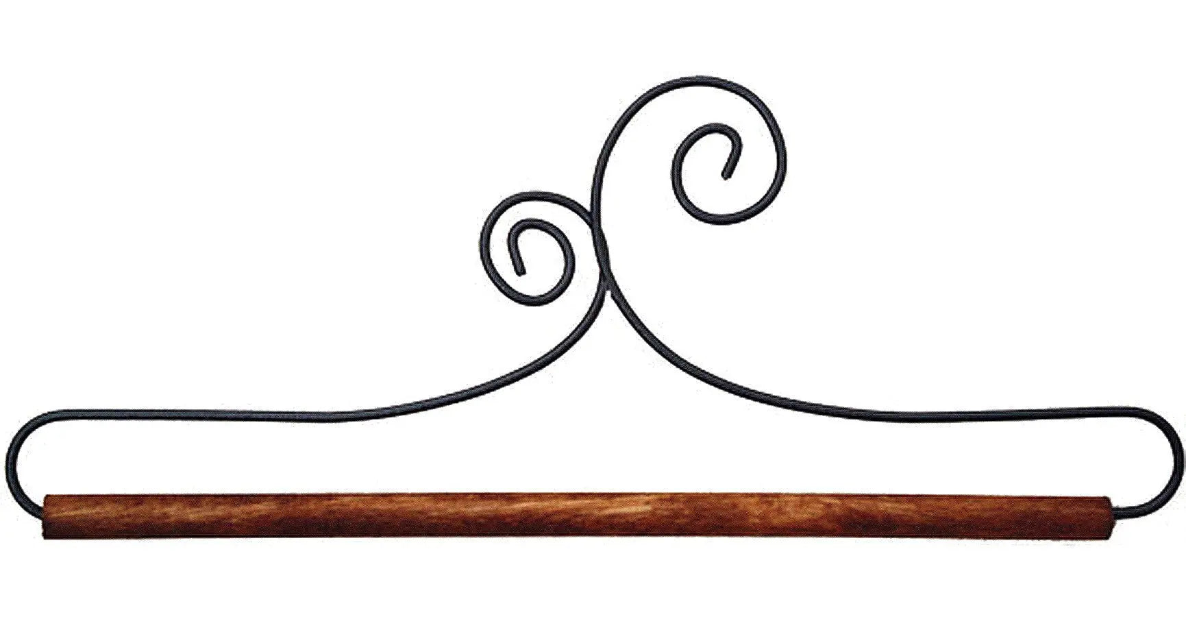 8in Double Scroll Holder With Dowel - Linda's Electric Quilters