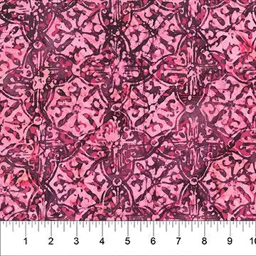 Banyan 80613-28 FLORENTINE PINK ON PINK 45" Fabric Per Yard - Linda's