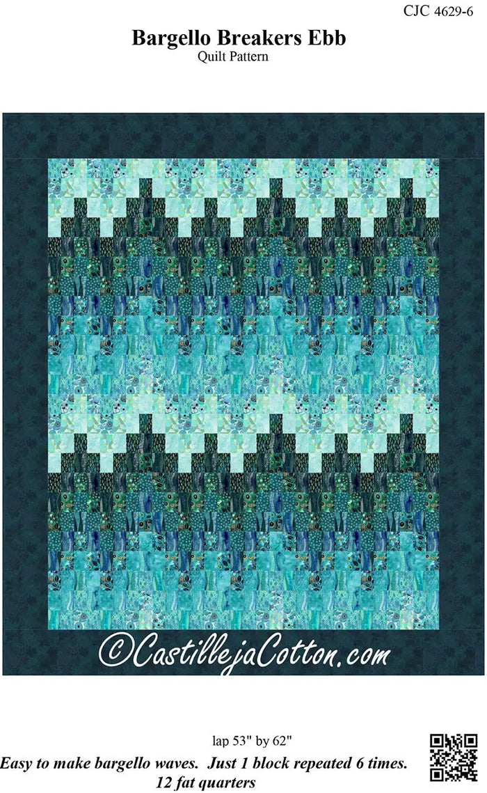 Bargello Breakers Ebb Quilt Pattern - Linda's Electric Quilters