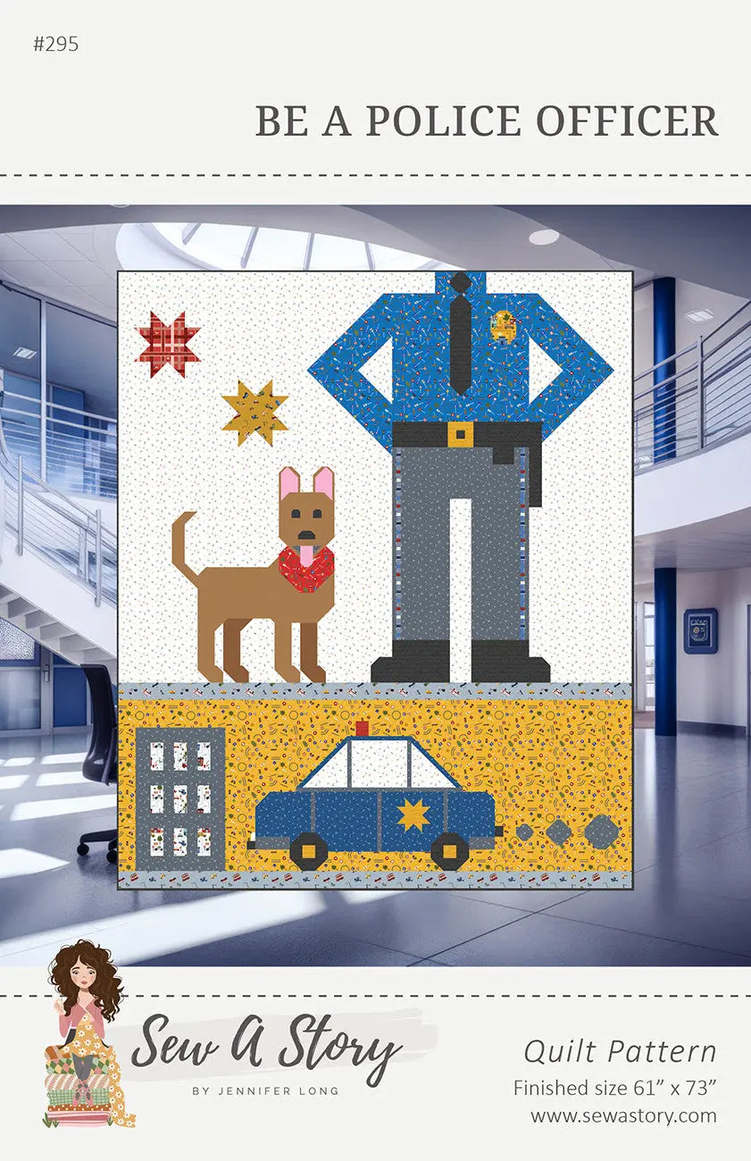 Be a Police Officer - Linda's Electric Quilters