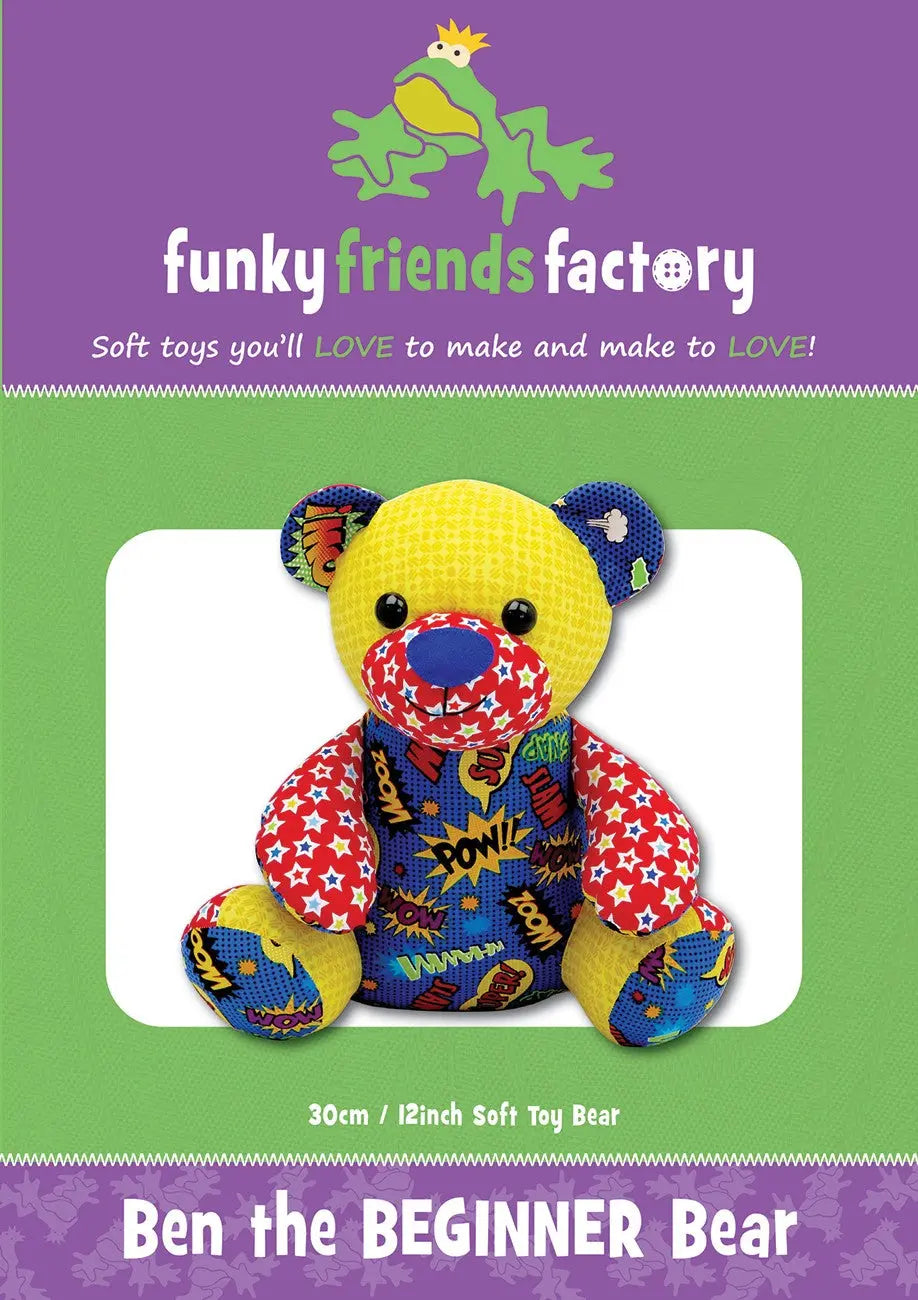 Ben the Beginner Bear - Linda's Electric Quilters