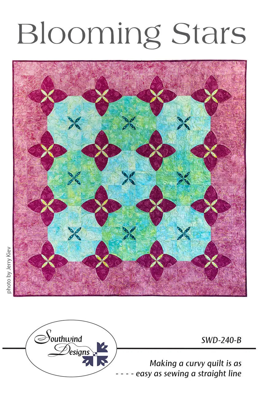 Blooming Stars - Linda's Electric Quilters