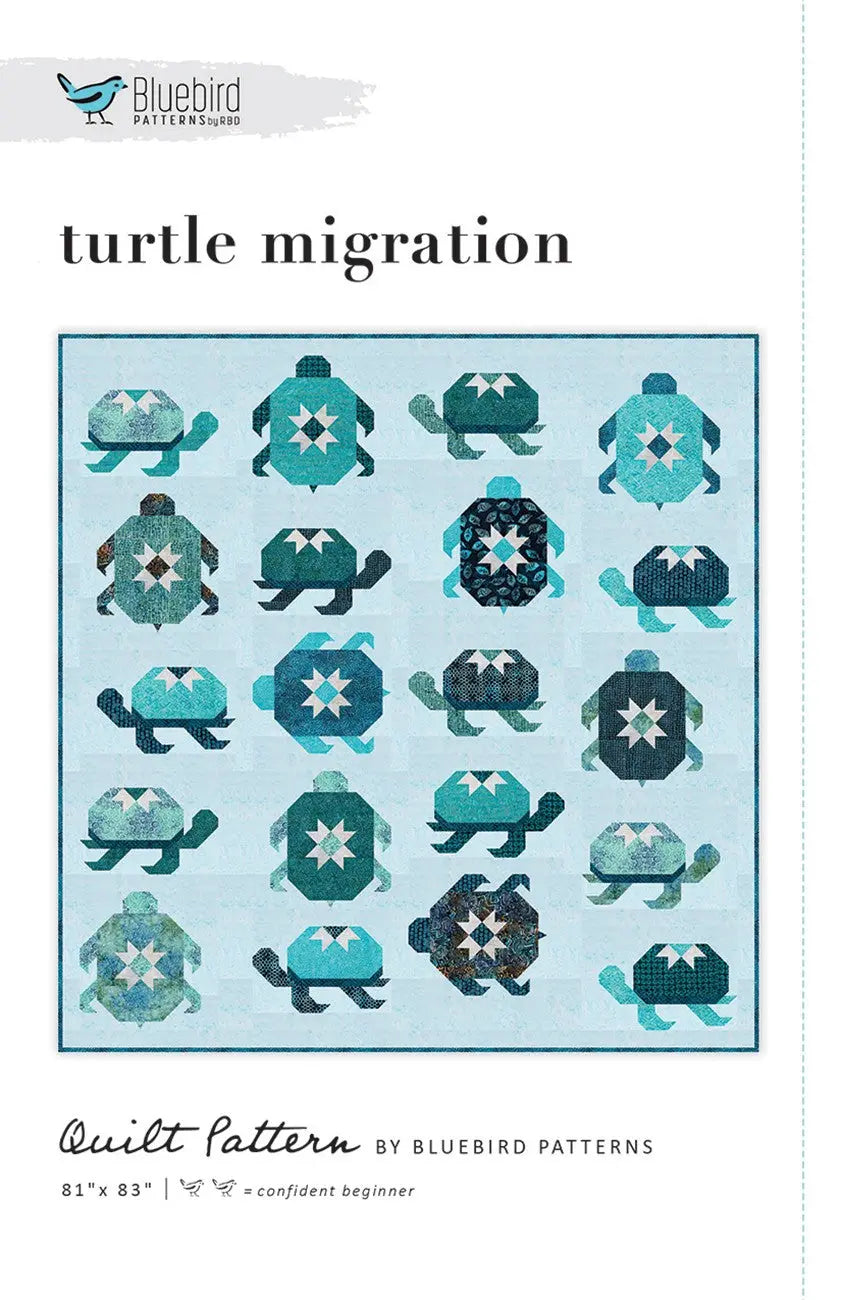Bluebird Patterns Turtle Migration Quilt Pattern - Linda's Electric