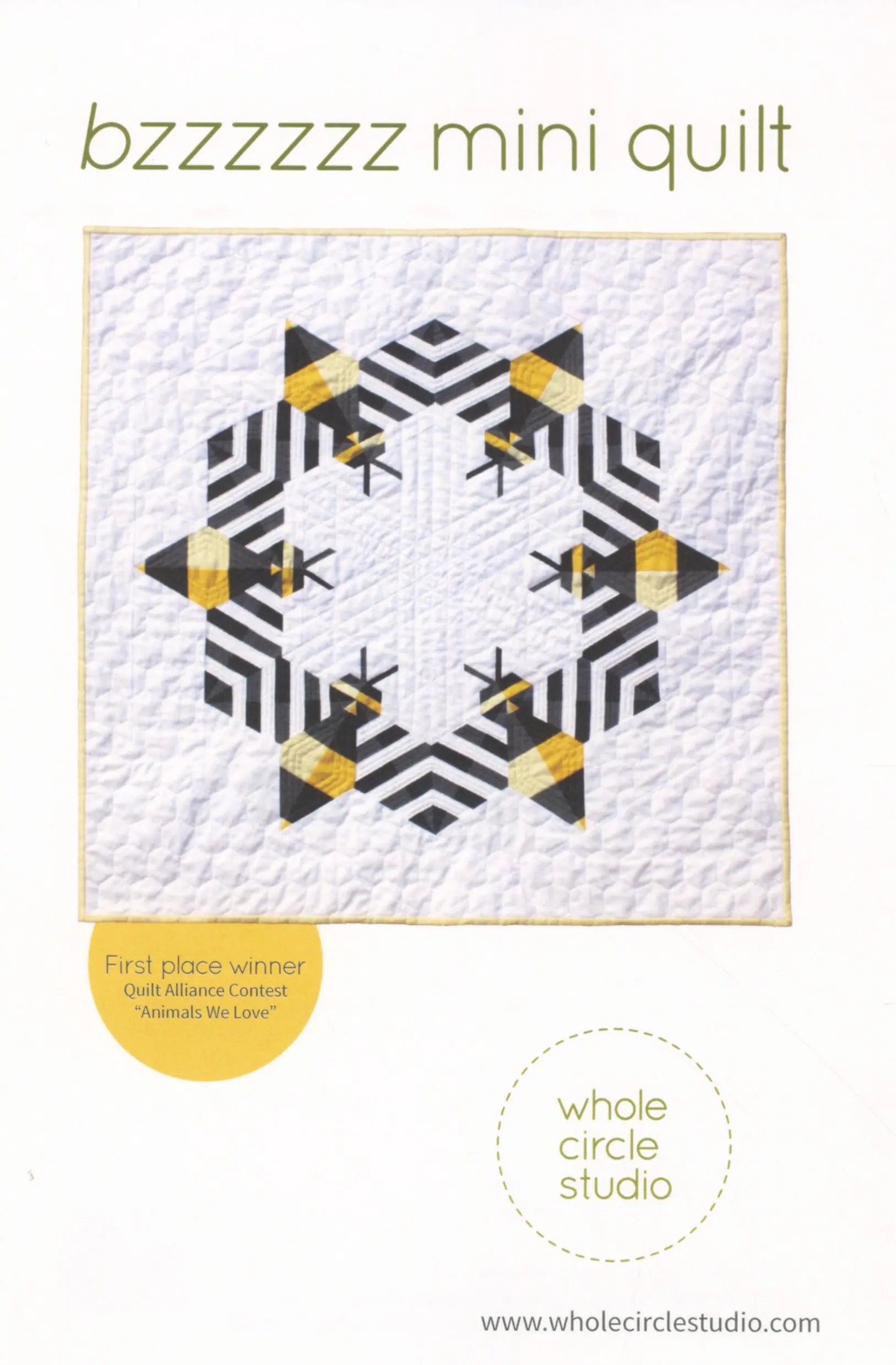 Bzzzzzz Mini Quilt - Linda's Electric Quilters