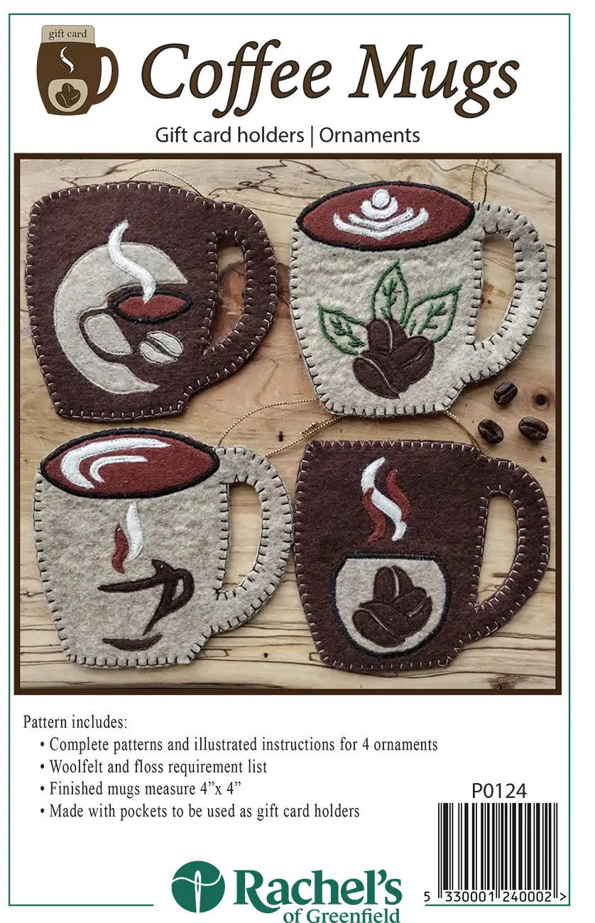 Coffee Mugs Pattern - Linda's Electric Quilters