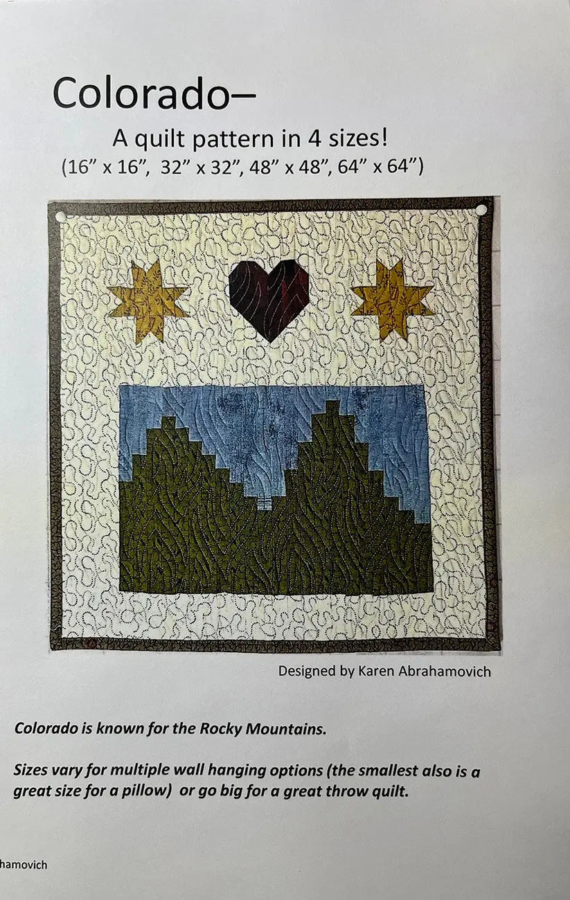 Colorado Quilt Pattern - Linda's Electric Quilters