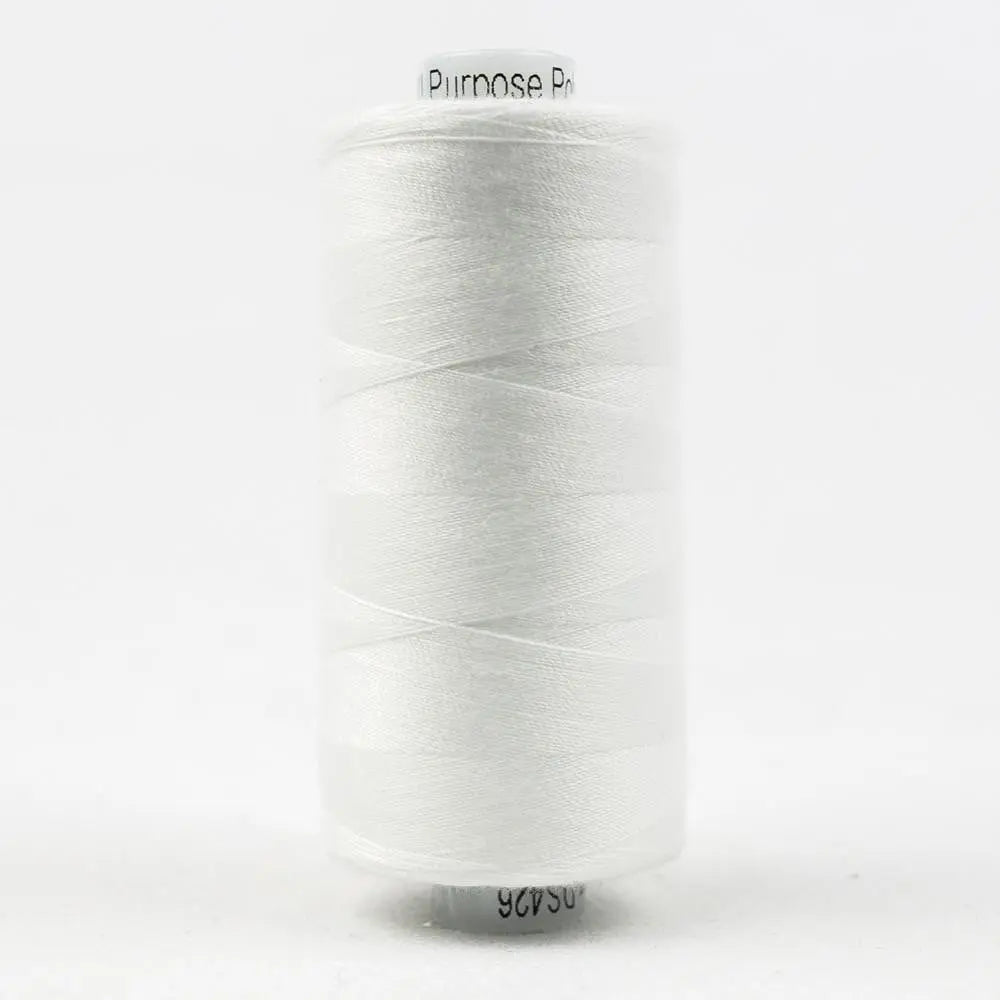 DS426 - Designer™ All purpose 40wt Polyester White Thread - Linda's