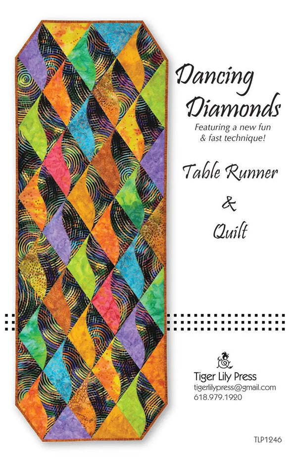 Dancing Diamonds Table Runner & Quilt - Linda's Electric Quilters
