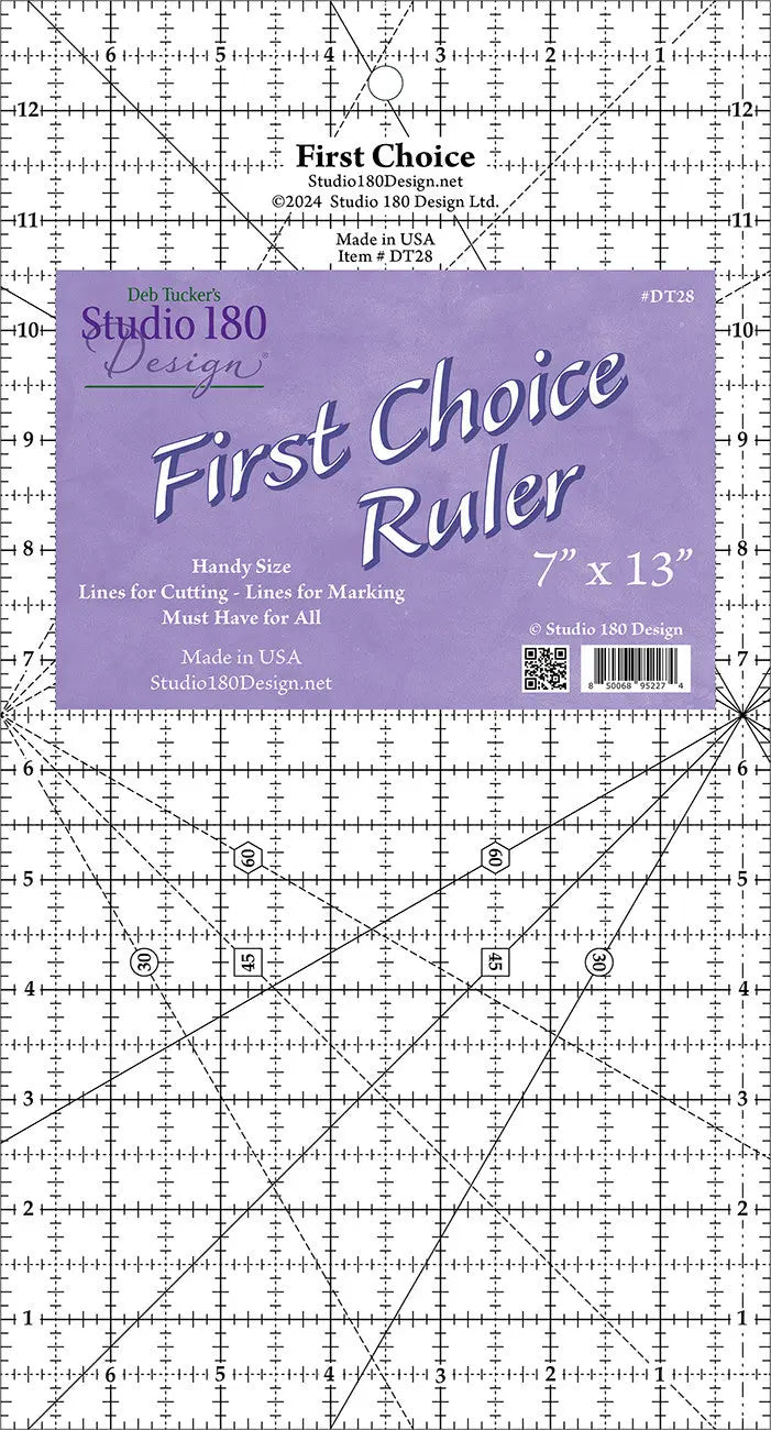 First Choice Ruler 7in x 13in - Linda's Electric Quilters