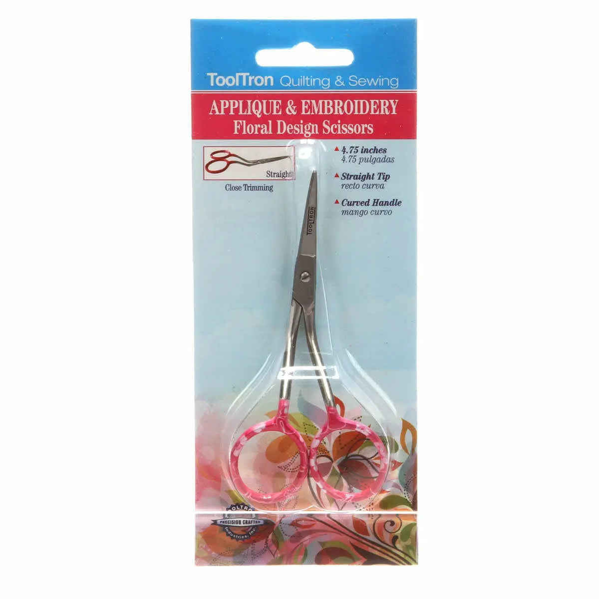 Floral Design Applique & Embroidery Scissors - Linda's Electric