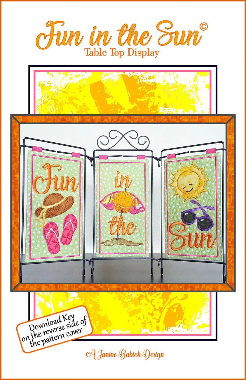 Fun In The Sun Table Top Display - Linda's Electric Quilters