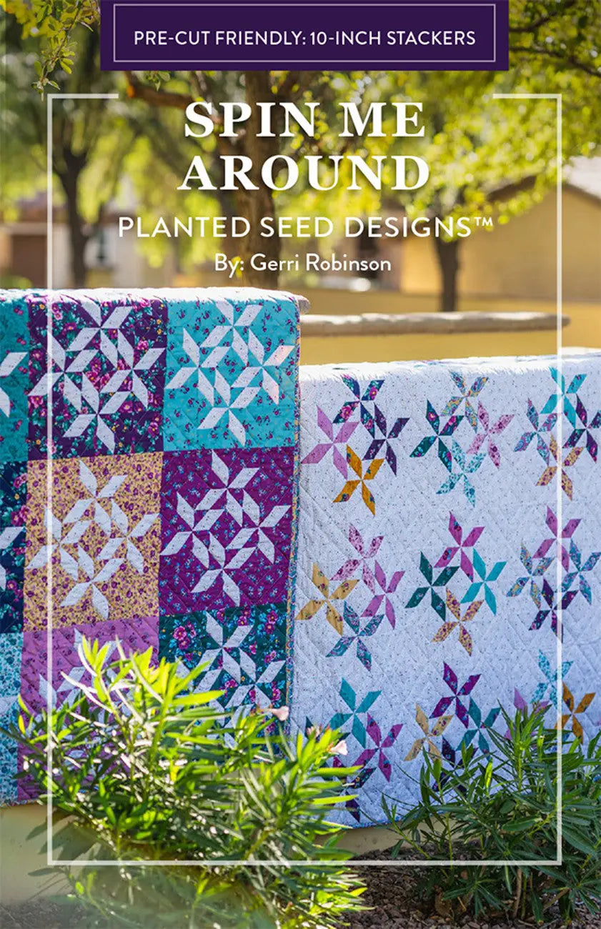 Gerri Robinson Spin Me Around Quilt Pattern - Linda's Electric