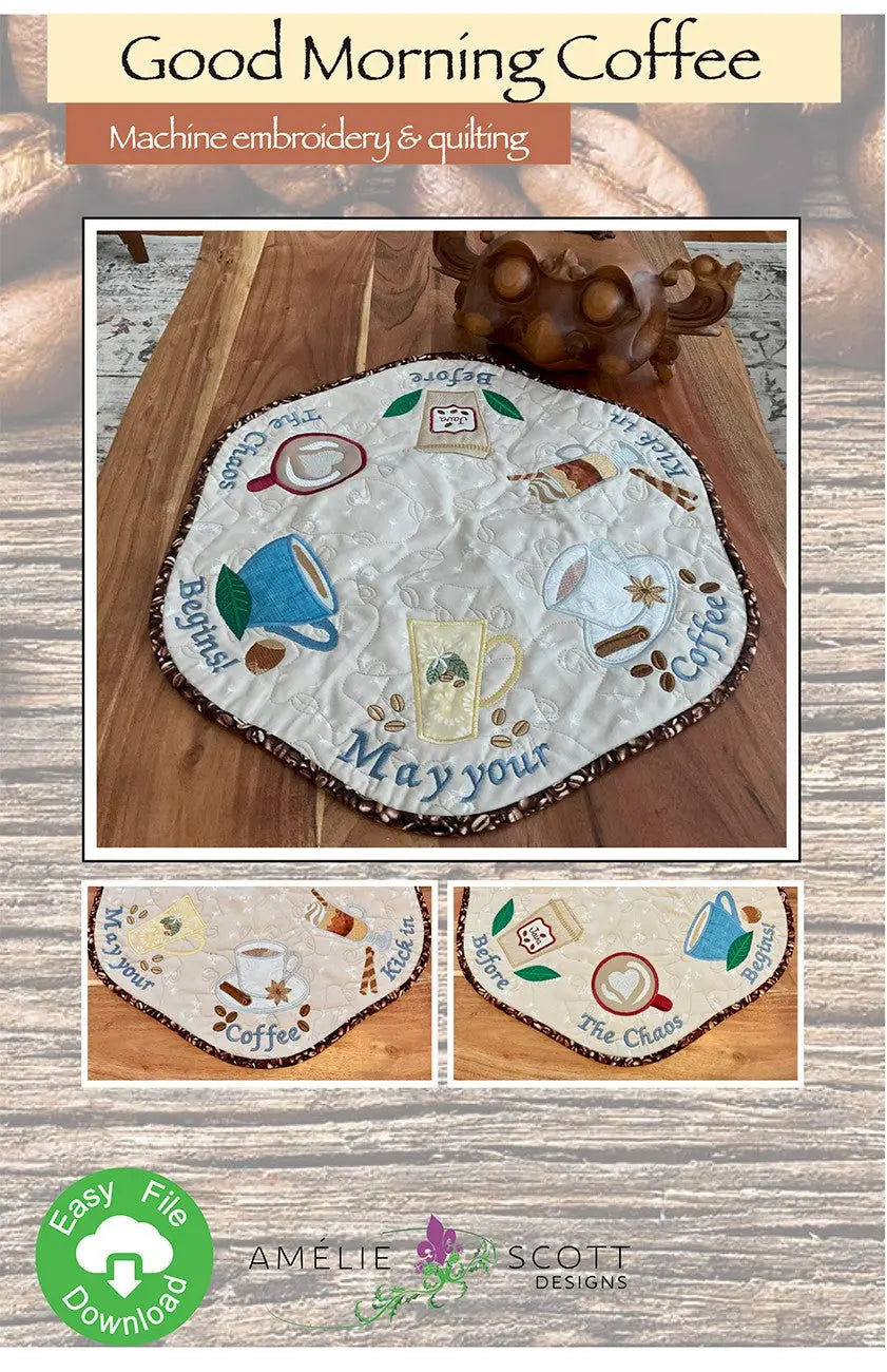 Good Morning Coffee - Linda's Electric Quilters