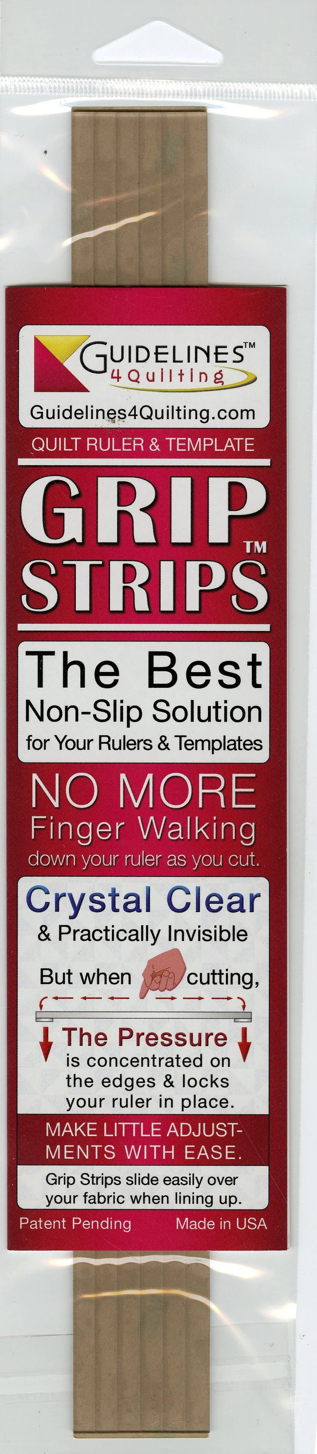 Guidelines Grip Strips 6ct - Linda's Electric Quilters