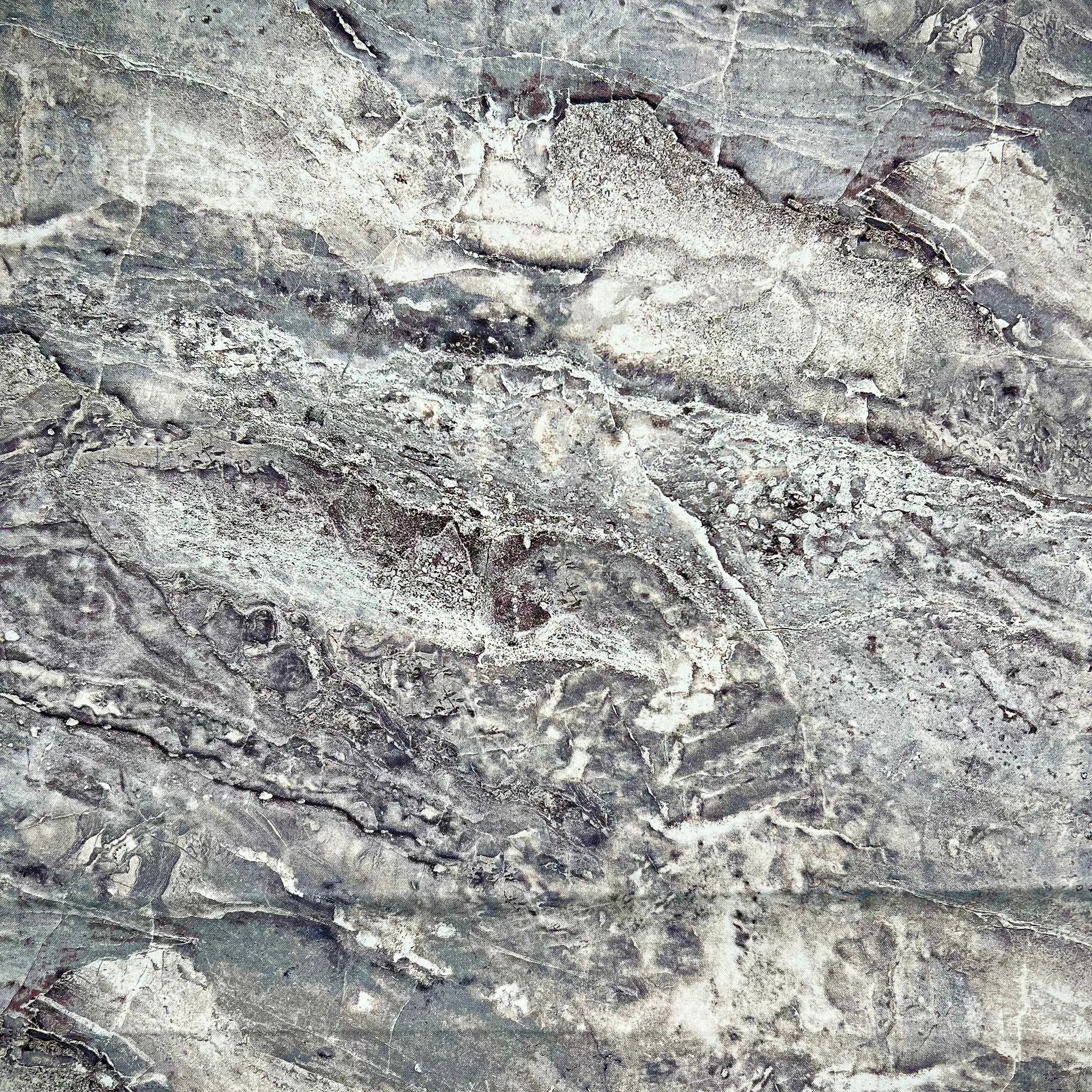 Cool Gray Stone Surfaces Cotton Wideback Fabric Per Yard - Linda's