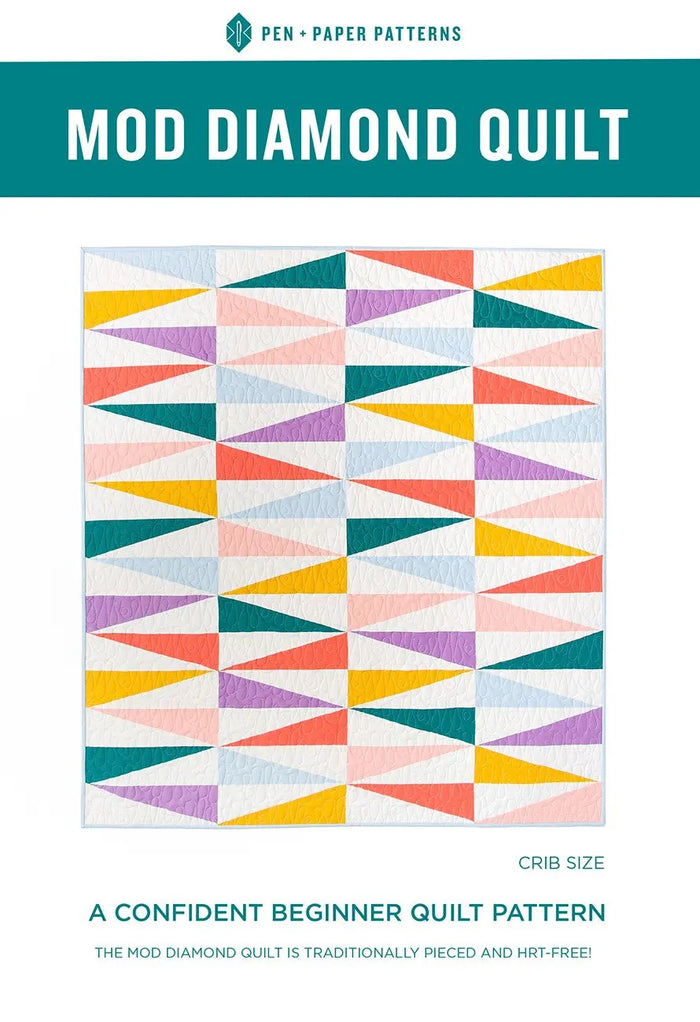 Mod Diamond Quilt Pattern - Linda's Electric Quilters
