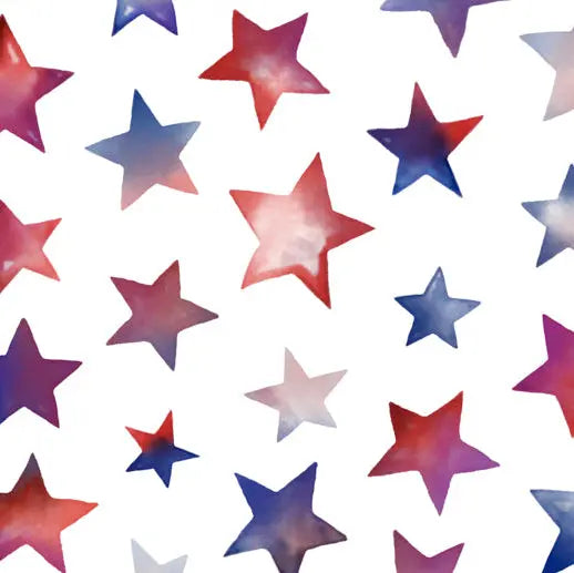 Multi Star Hues Digital Cuddle Spangled Fabric per yard - Linda's