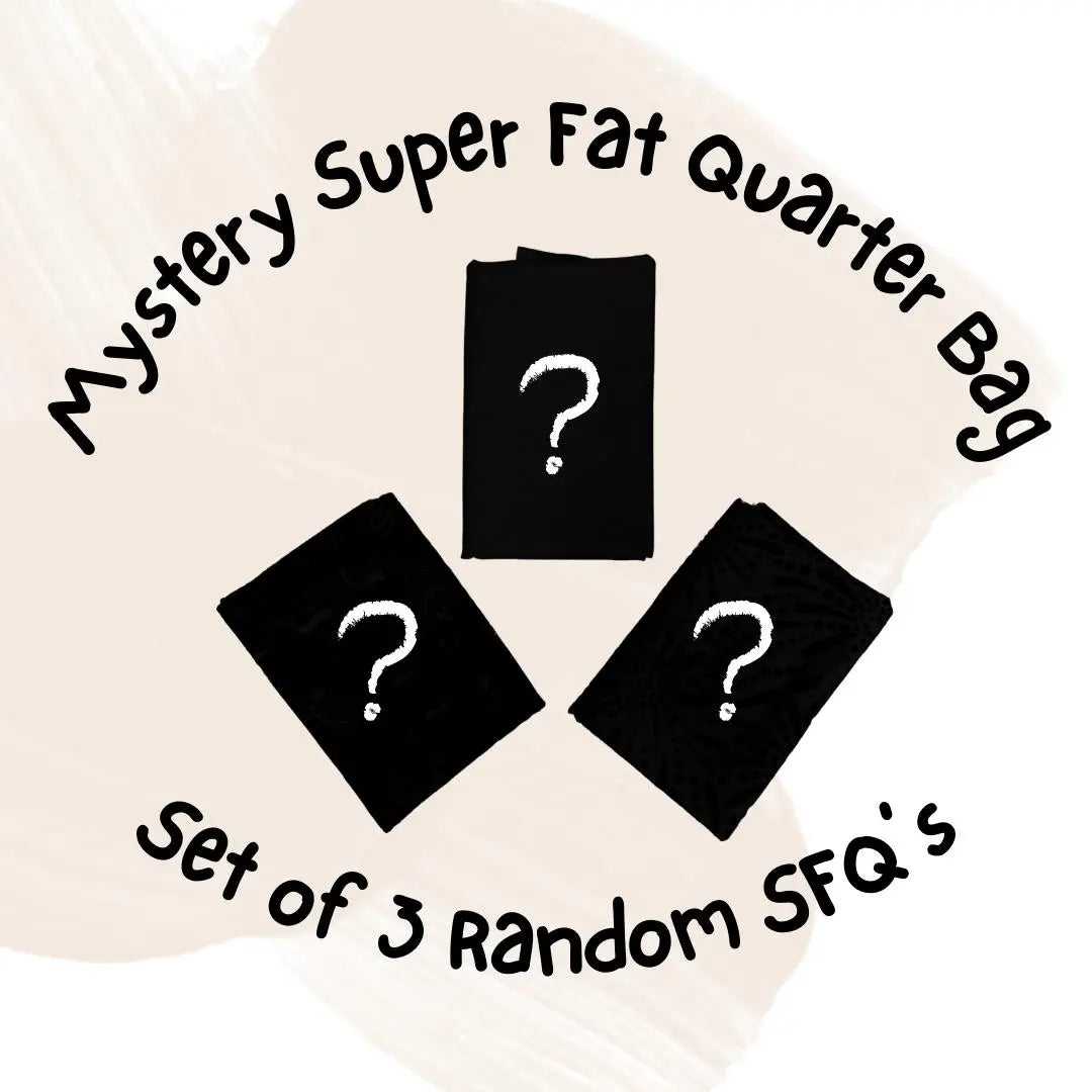 Mystery Super Fat Quarter Bag of 3 - Linda's Electric Quilters
