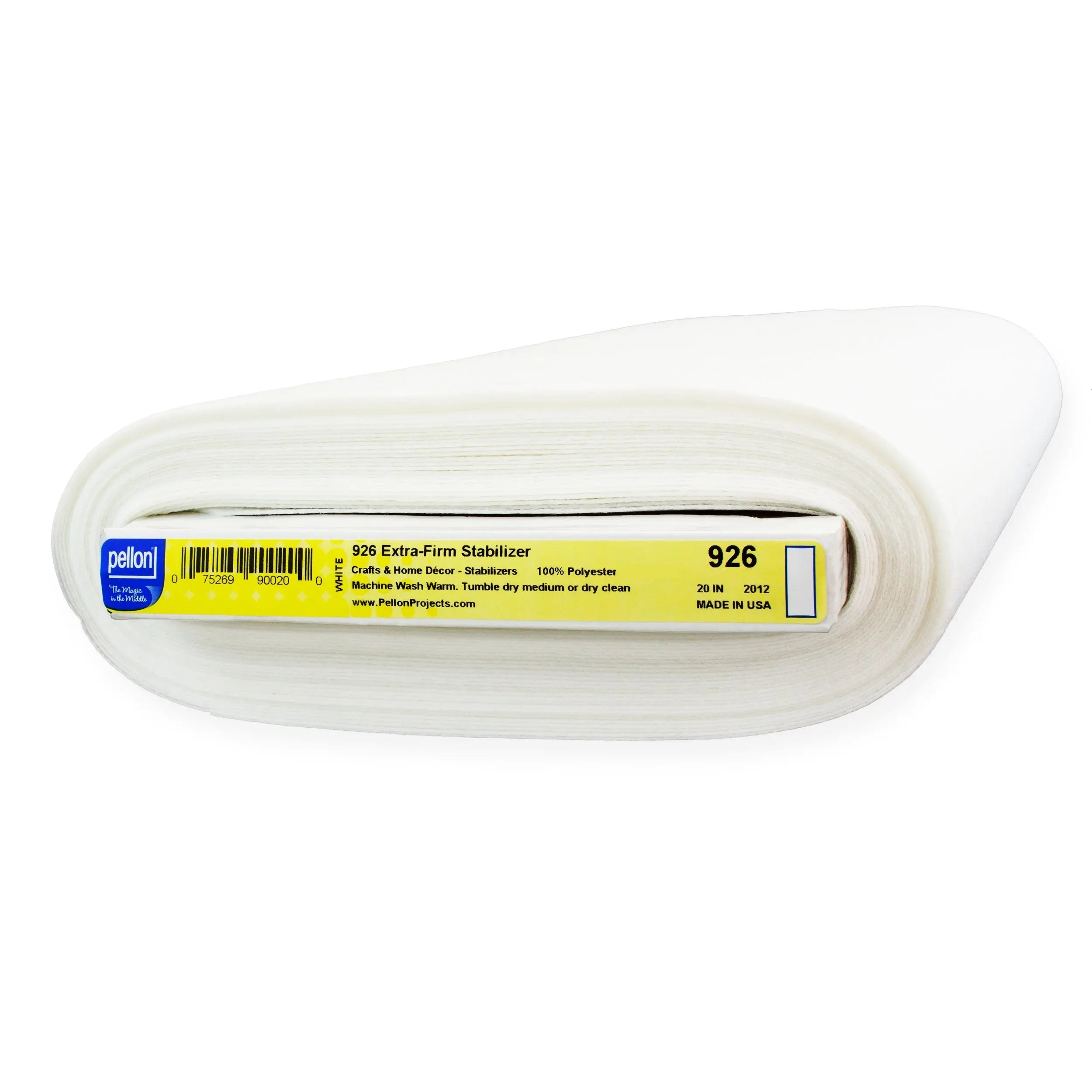 Pellon® 926 Sew-In Extra-Firm Stabilizer 20" x 10 yards Bolt. Color: