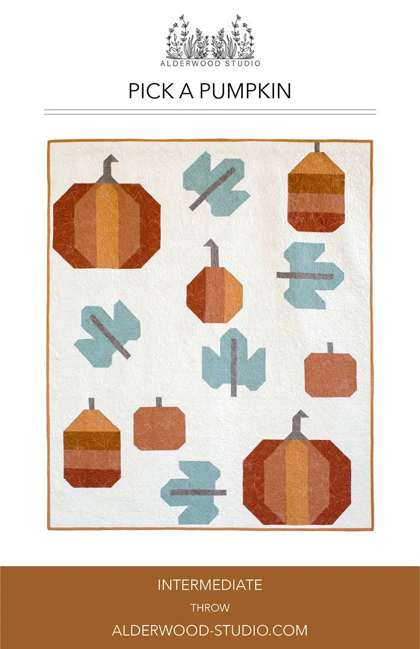 Pick a Pumpkin Quilt Pattern - Linda's Electric Quilters