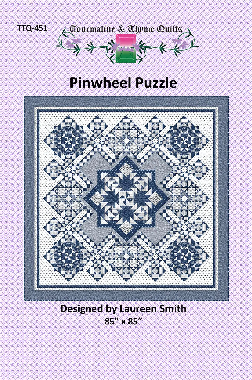 Pinwheel Puzzle - Linda's Electric Quilters