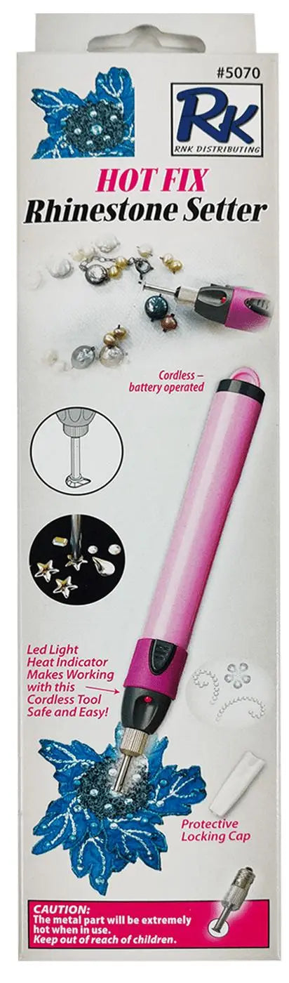 RNK Cordless Rhinestone Heat Setting Tool - Linda's Electric Quilters