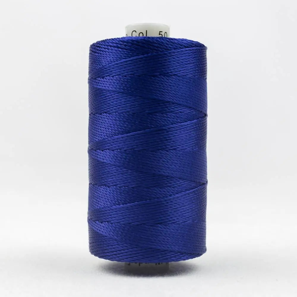 RZ50 - Razzle™ 8wt Rayon Dark Blue Thread - Linda's Electric Quilters