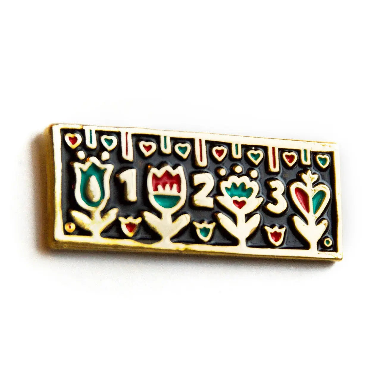 Ruler Enamel Pin - Linda's Electric Quilters