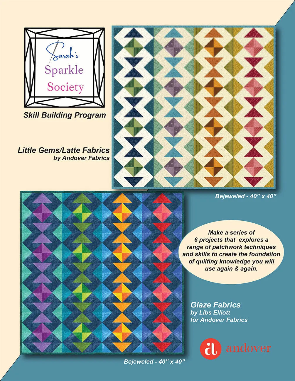 Sarah's Sparkle Society - Linda's Electric Quilters