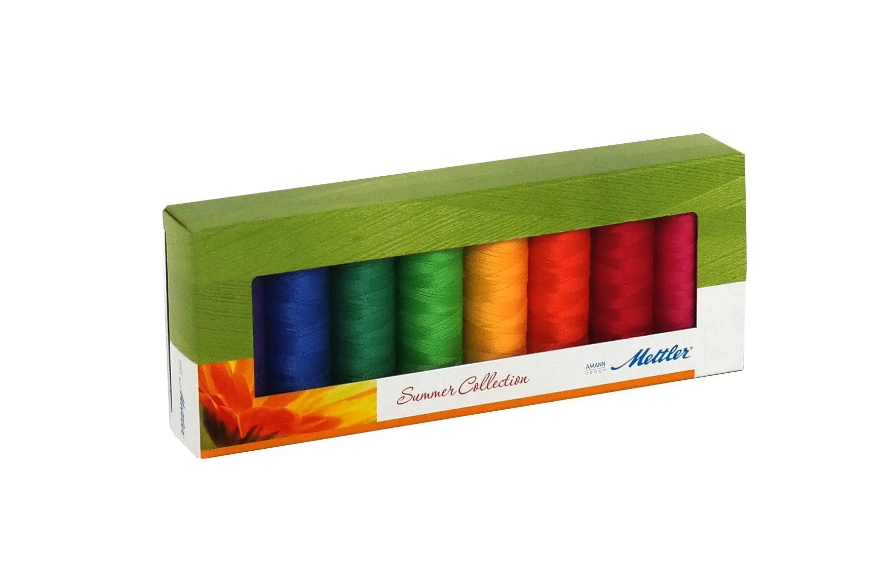 Silk Finish Cotton Thread Set 8 Spools Summer - Linda's Electric