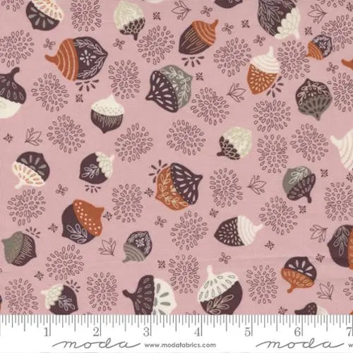 Slow Stroll Petal Acorn Toss 44"/45" Fabric Per Yard - Linda's