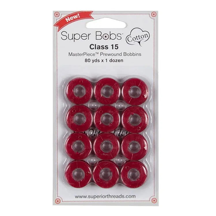 Super Bobs Cotton Prewound Packs - Linda's Electric Quilters