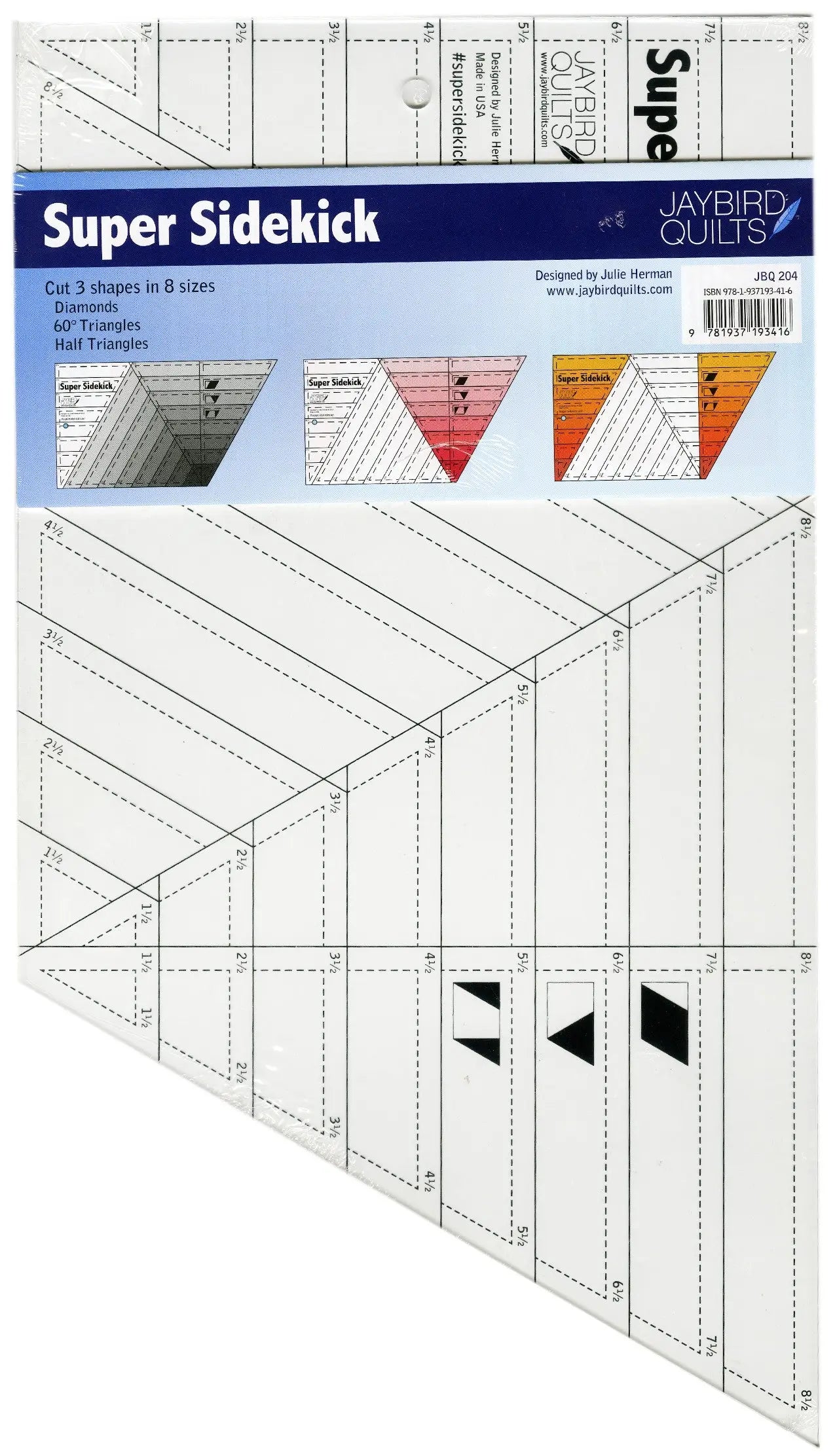 Super Sidekick Ruler - Linda's Electric Quilters