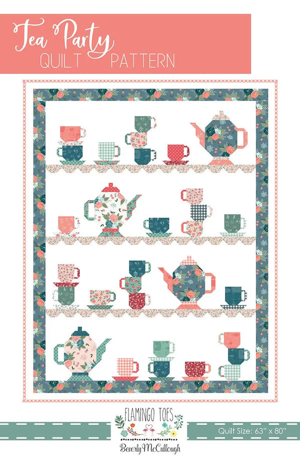 Tea Party Quilt Pattern - Linda's Electric Quilters