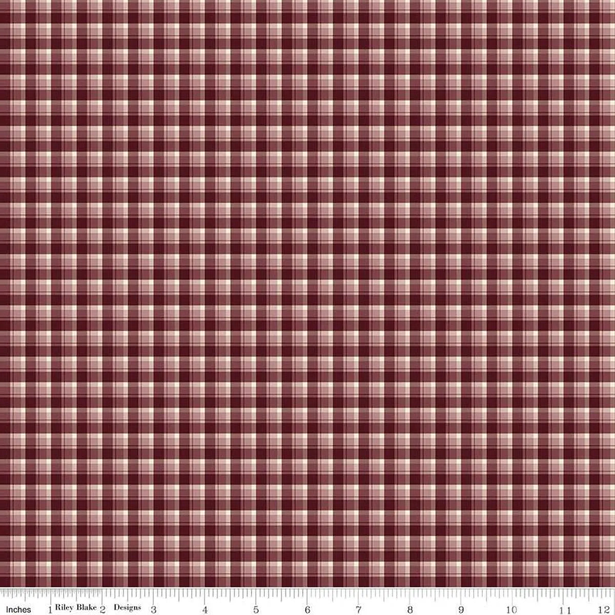 The Awe of Autumn Plaid Purple 43"/44" Fabric Per Yard - Linda's