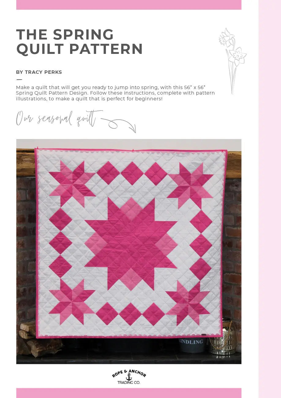 The Spring Quilt Pattern - Linda's Electric Quilters