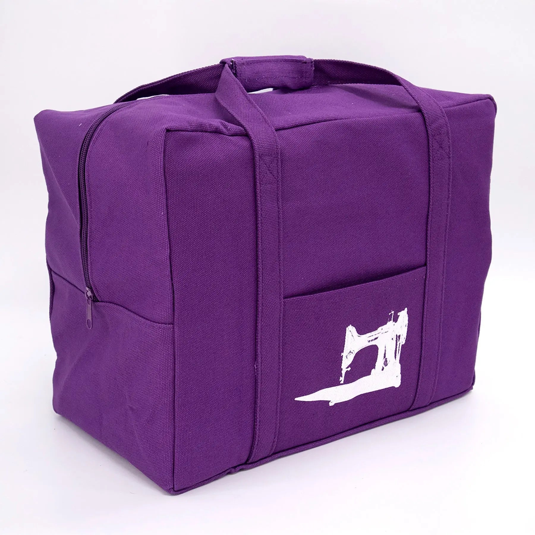 Tote Bag For Featherweight Case - Purple - Linda's Electric Quilters