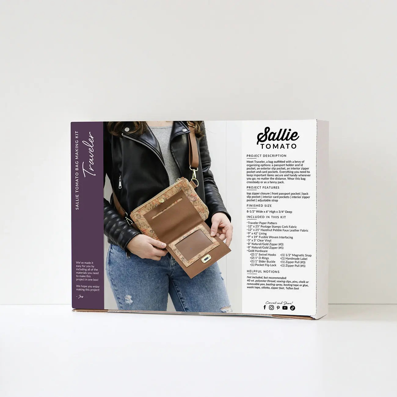 Traveler Kit - Postage Stamp Full Kit - Linda's Electric Quilters