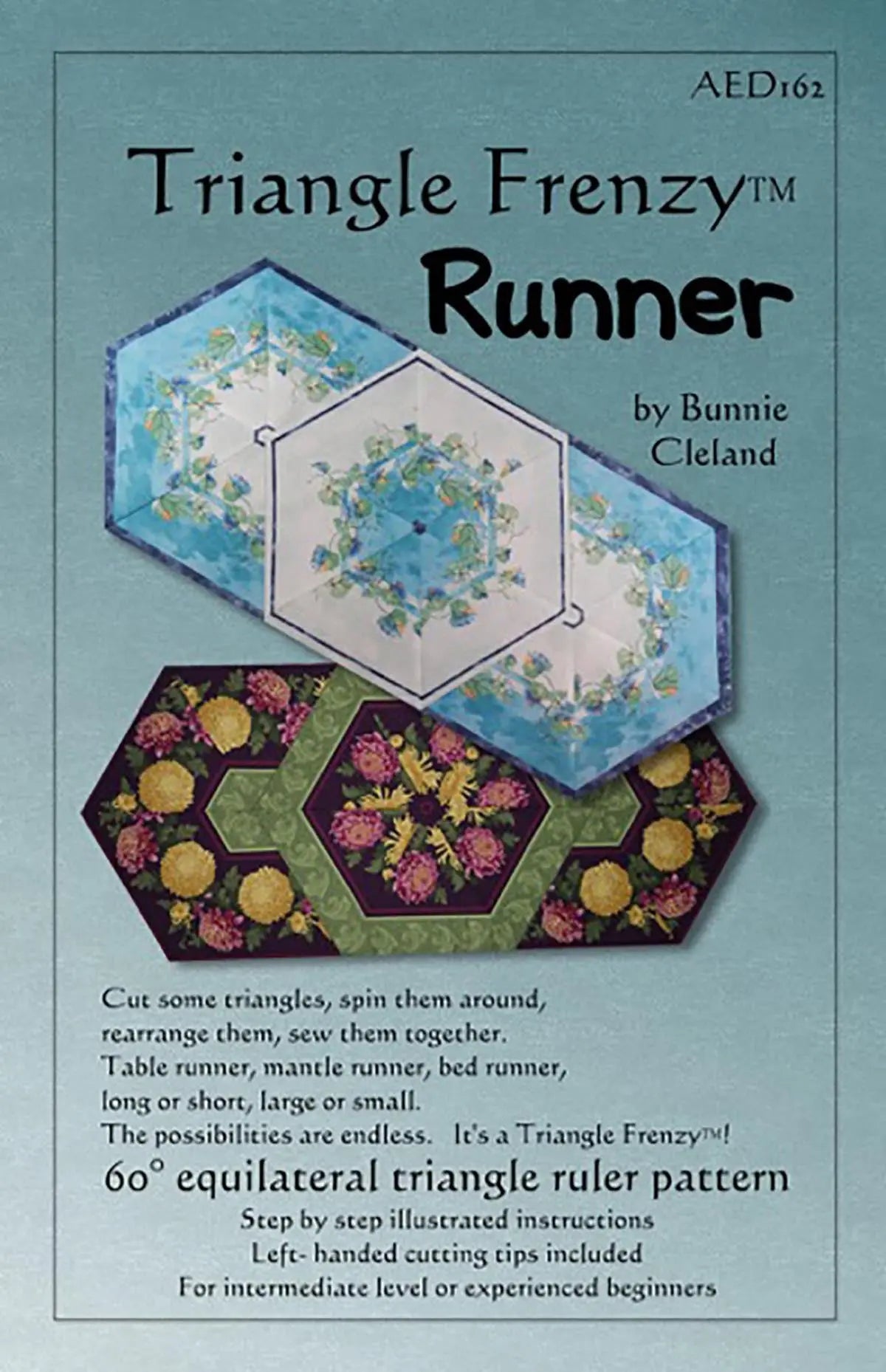 Triangle Frenzy Runner - Linda's Electric Quilters