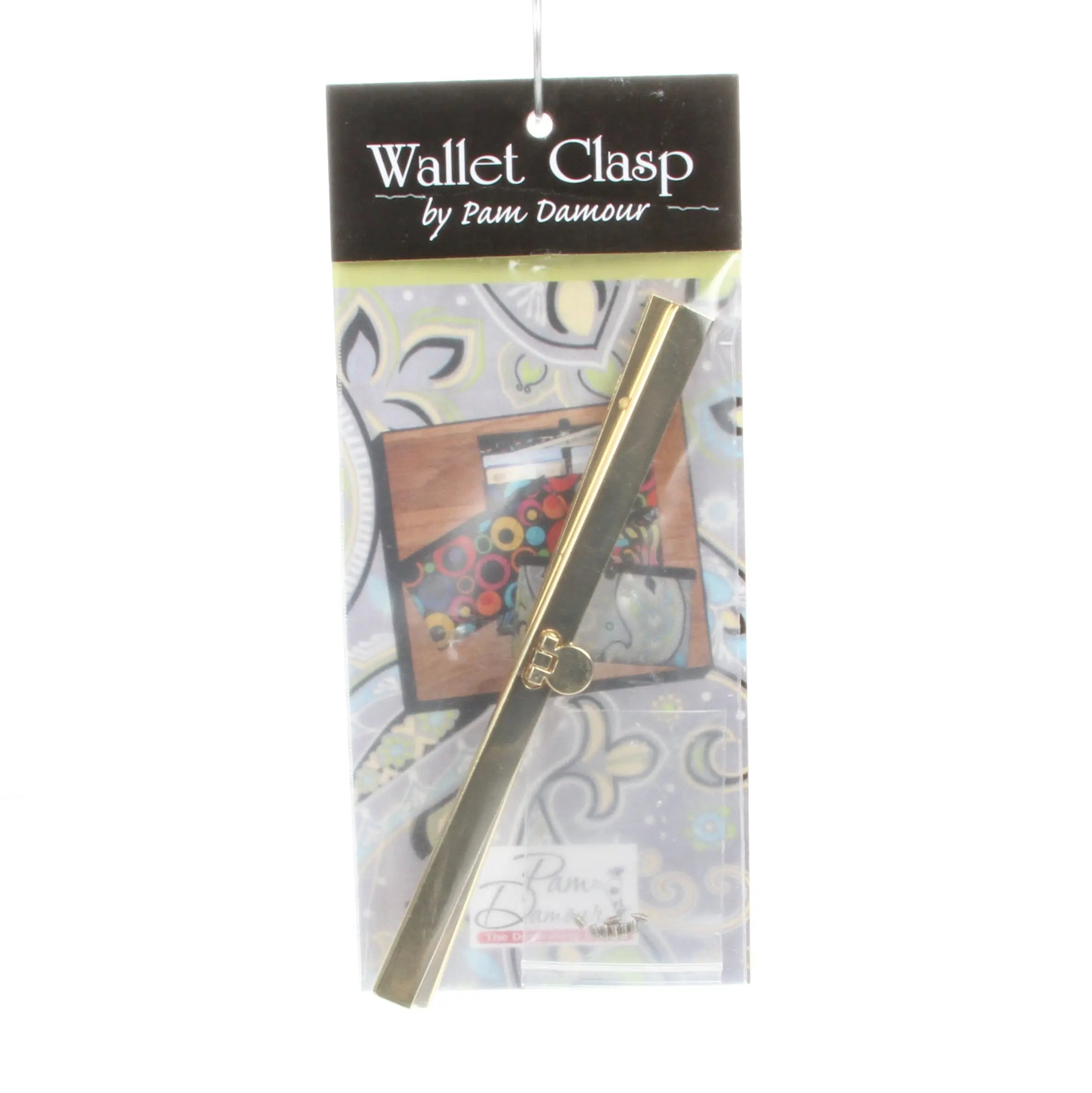 Wallet Clasp Frame Gold 7-1/2in - Linda's Electric Quilters