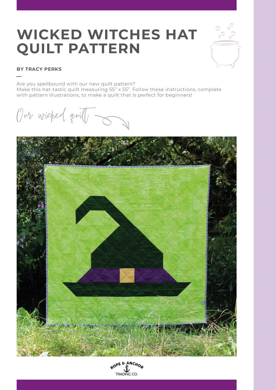 Wicked Witches Quilt Pattern - Linda's Electric Quilters